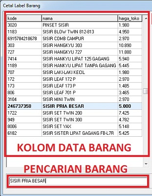 Cara Cetak Barcode Barang yang Tidak Ada Barcodenya