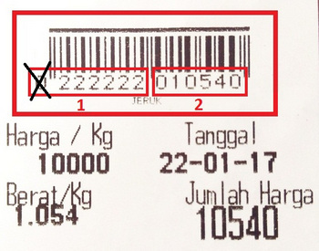 Setting Barcode Barang Timbangan Digital Berdasarkan Harga Barang pada ...