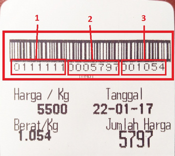 Setting Barcode Barang Timbangan Digital Berdasarkan Harga Barang pada ...