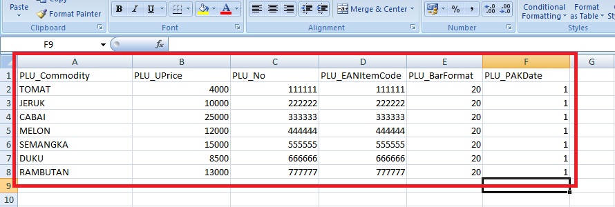 Input Data Barang pada Timbangan Digital dengan Menggunakan Software ...