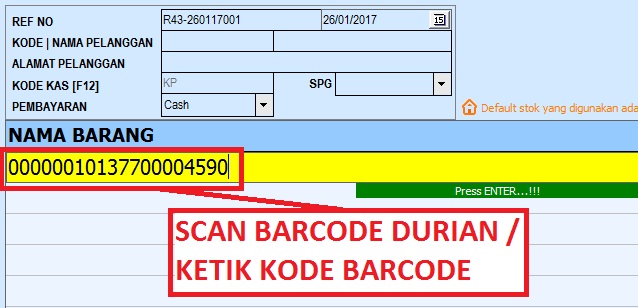 Setting Barcode Barang Timbangan Digital Berdasarkan Berat Barang pada ...