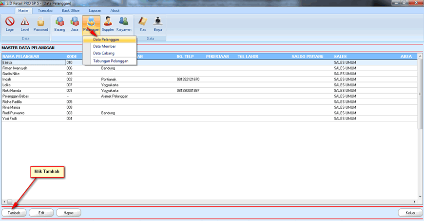 Transaksi Pembayaran Menggunakan Tabungan Pelanggan Pada Software ...